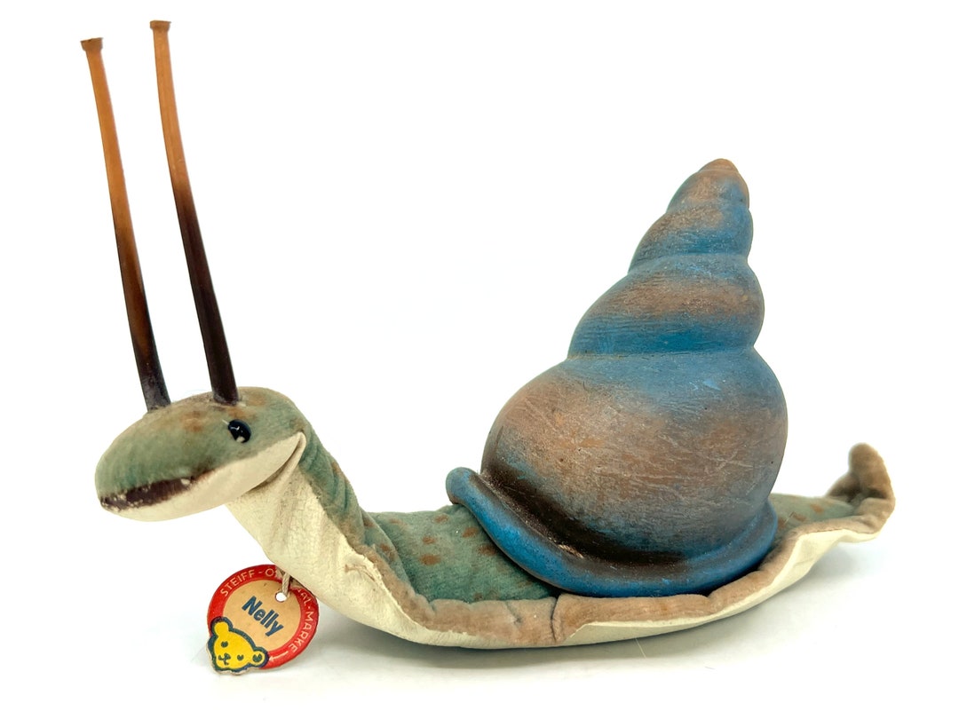 Steiff Germany Nelly Snail Velvet and Rubber ID Chest Tag 10 Cm 4 ...