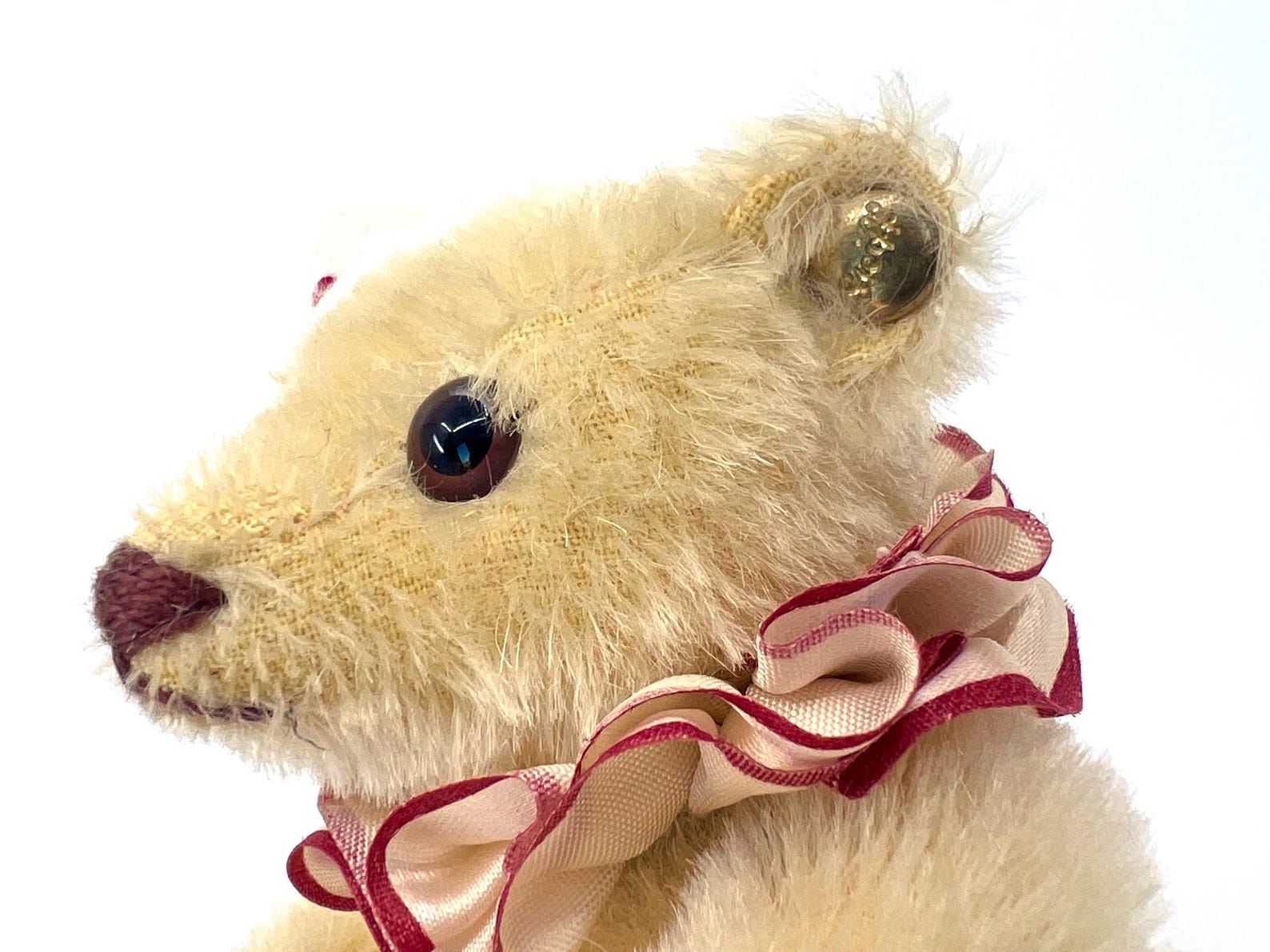 Steiff Teddy Clown Bear Historic Miniature 1926 Replica ID Button 16 Cm ...