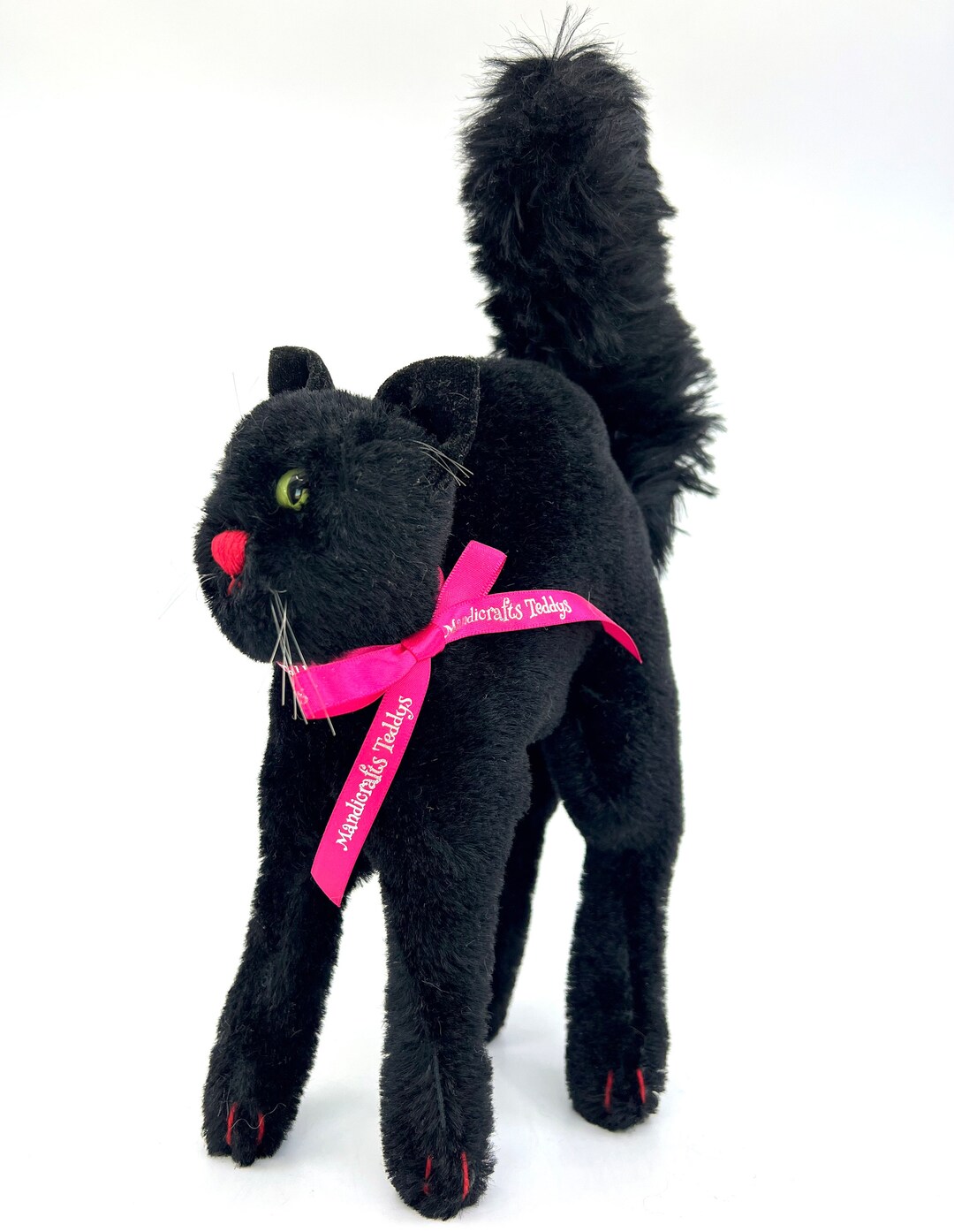 Steiff Black Tom Cat 1960s Halloween Kitty 22cm 9 Inches Mohair Plush ...