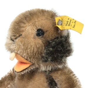 Steiff Germany Nagy Beaver Mohair Plush 17 Cm 7 Inches ID Button Tag ...