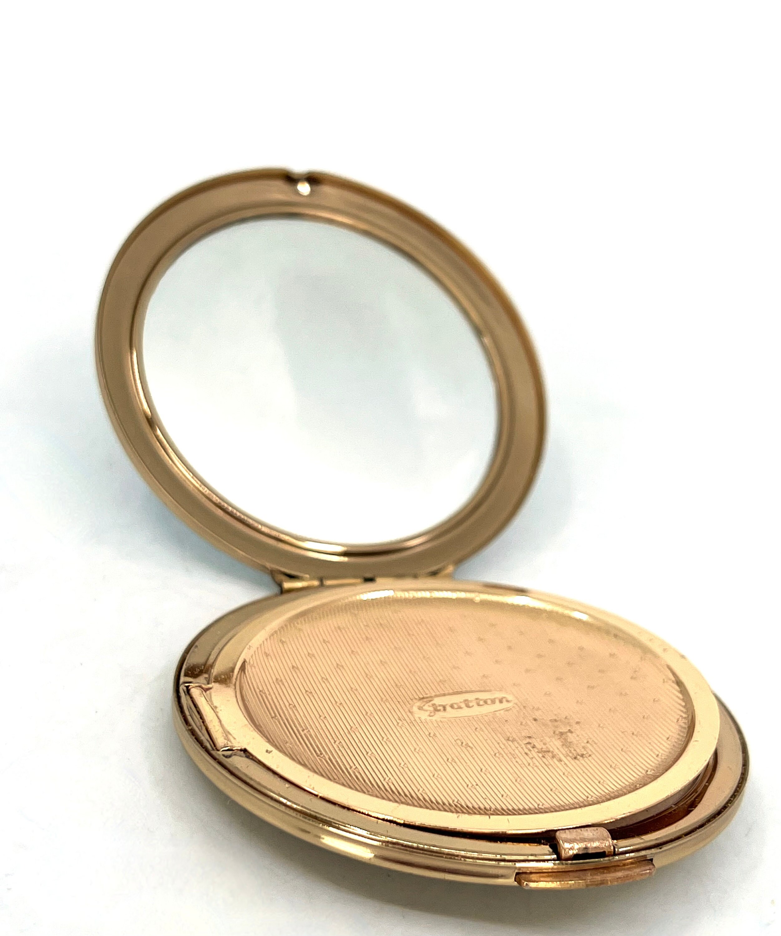 Stratton Powder Compact RMS Queen Mary Ship 1960s Unused With Miladys ...