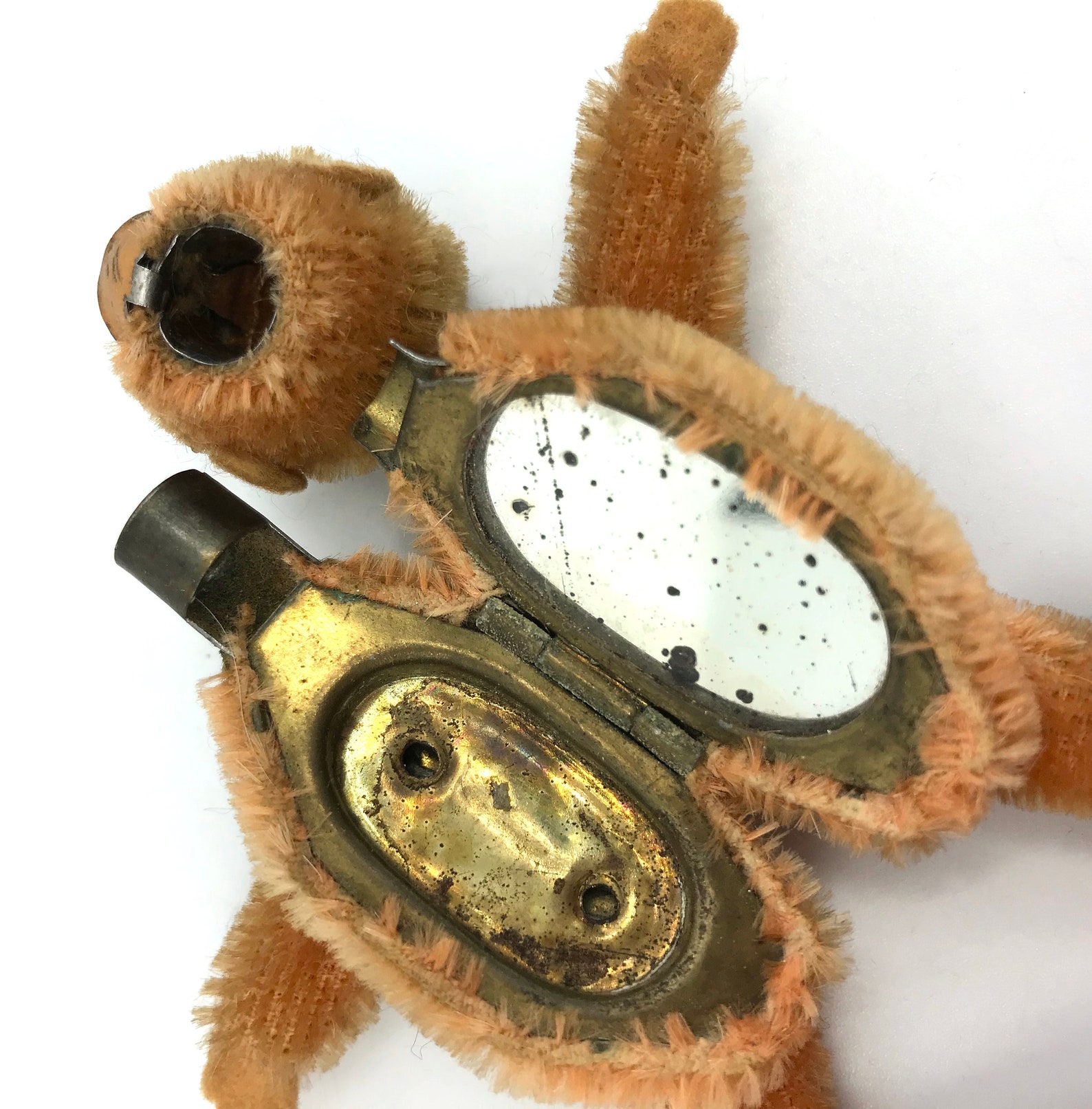 Antique Schuco Germany Monkey Powder Compact Art Deco 1920s Vanity Case ...