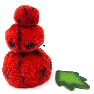 Steiff Woolen Ladybug Family of 3 Sizes With Felt Leaf 1960s 3 Cm 4 Cm ...