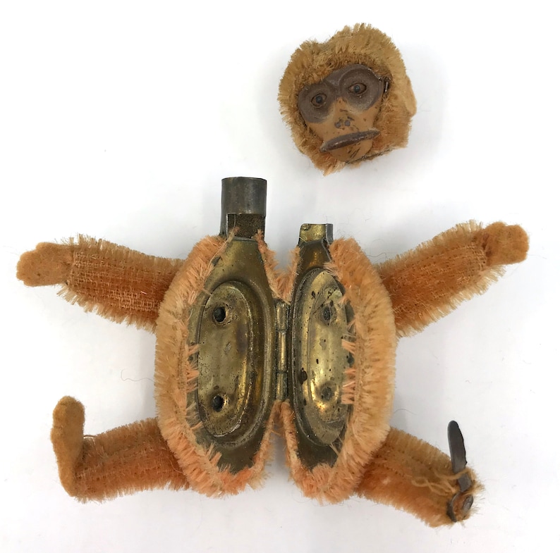 Antique Schuco Germany Monkey Powder Compact Art Deco 1920s Vanity Case ...