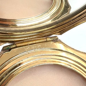 Stratton Powder Compact 1960s Enamel Persian Floral Convertible Sifter ...