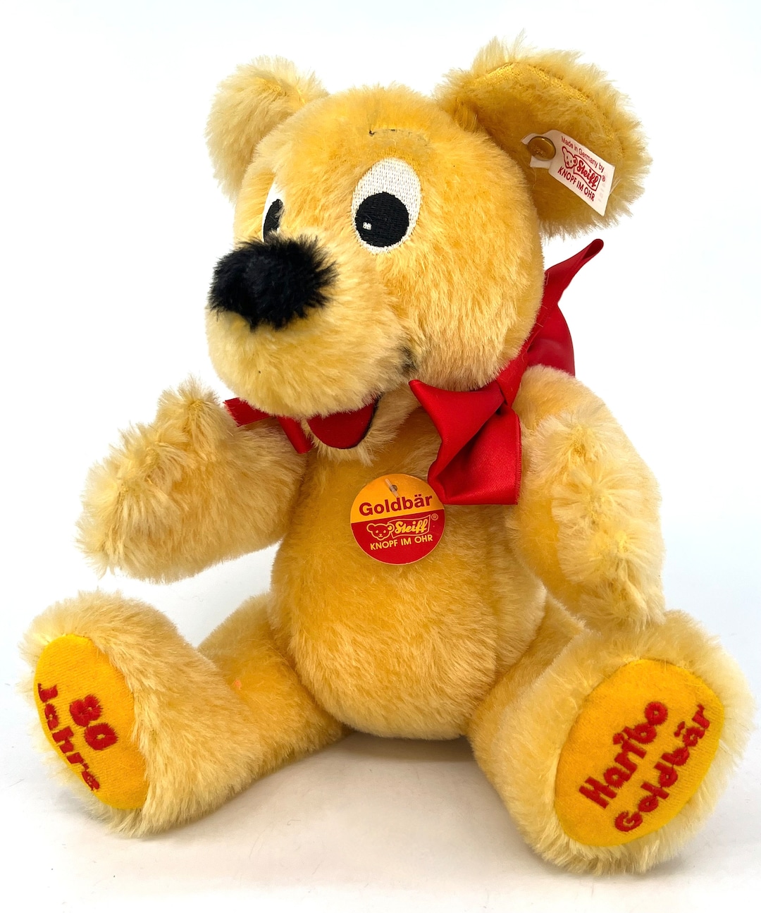 Steiff Haribo Gold Bear Mascot 2002 Mohair Plush Teddy Limited Edition ...