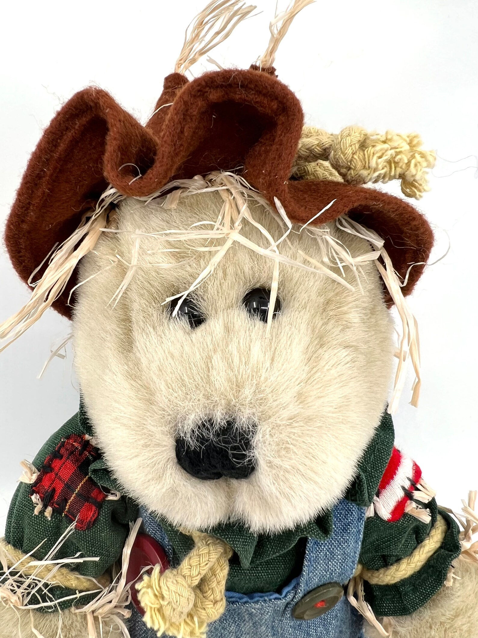 Starbucks Scarecrow Bearista Fall Plush Teddy Bear 16th Edition 2001 ...
