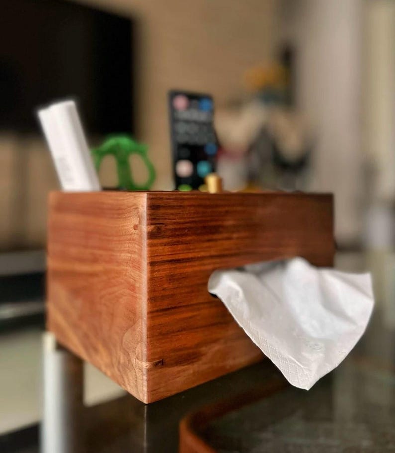 Custom Paint Color Handmade Walnut Wood Multifunctional Storage Box ...