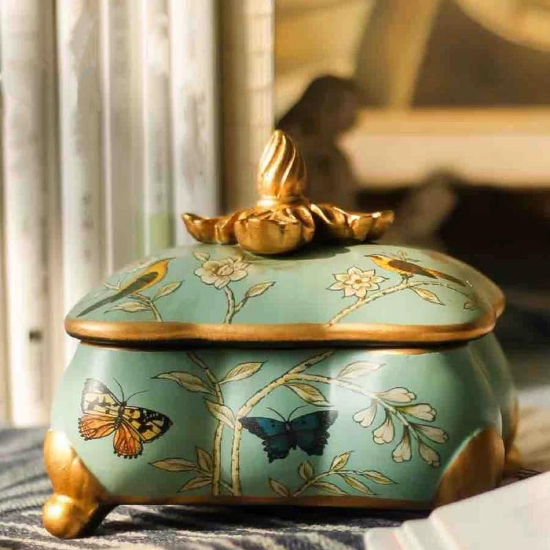 Ceramic Jewelry Box - Etsy