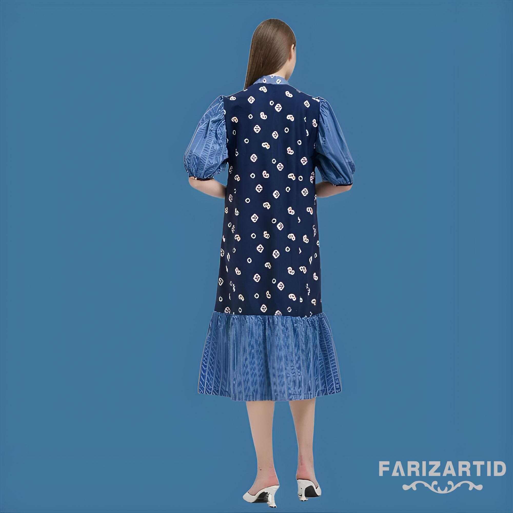 Unique Design of Ara Batik Jumputan Kanti Batik Dress, Women Batik ...