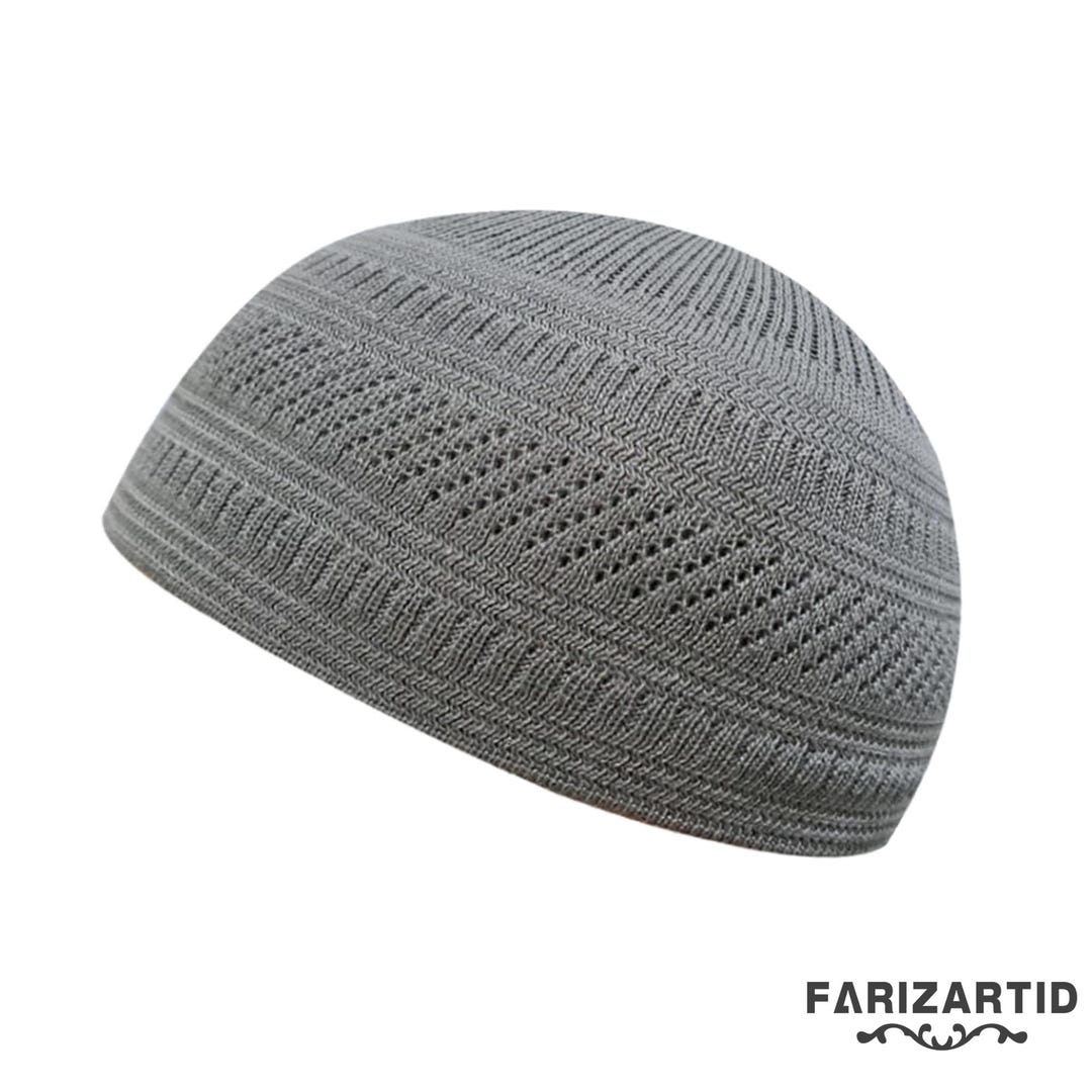 San'a Motif Knitted Cap – Contemporary Turkish Model for Adults, Muslim ...