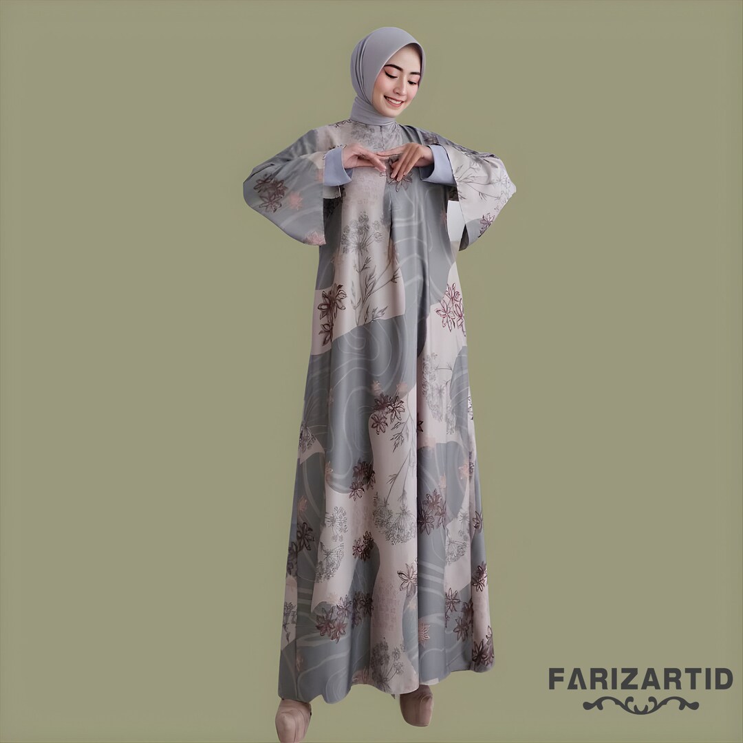 Premium Gamis Syari Dress: Silk, Big Size Options for Formal and Casual ...