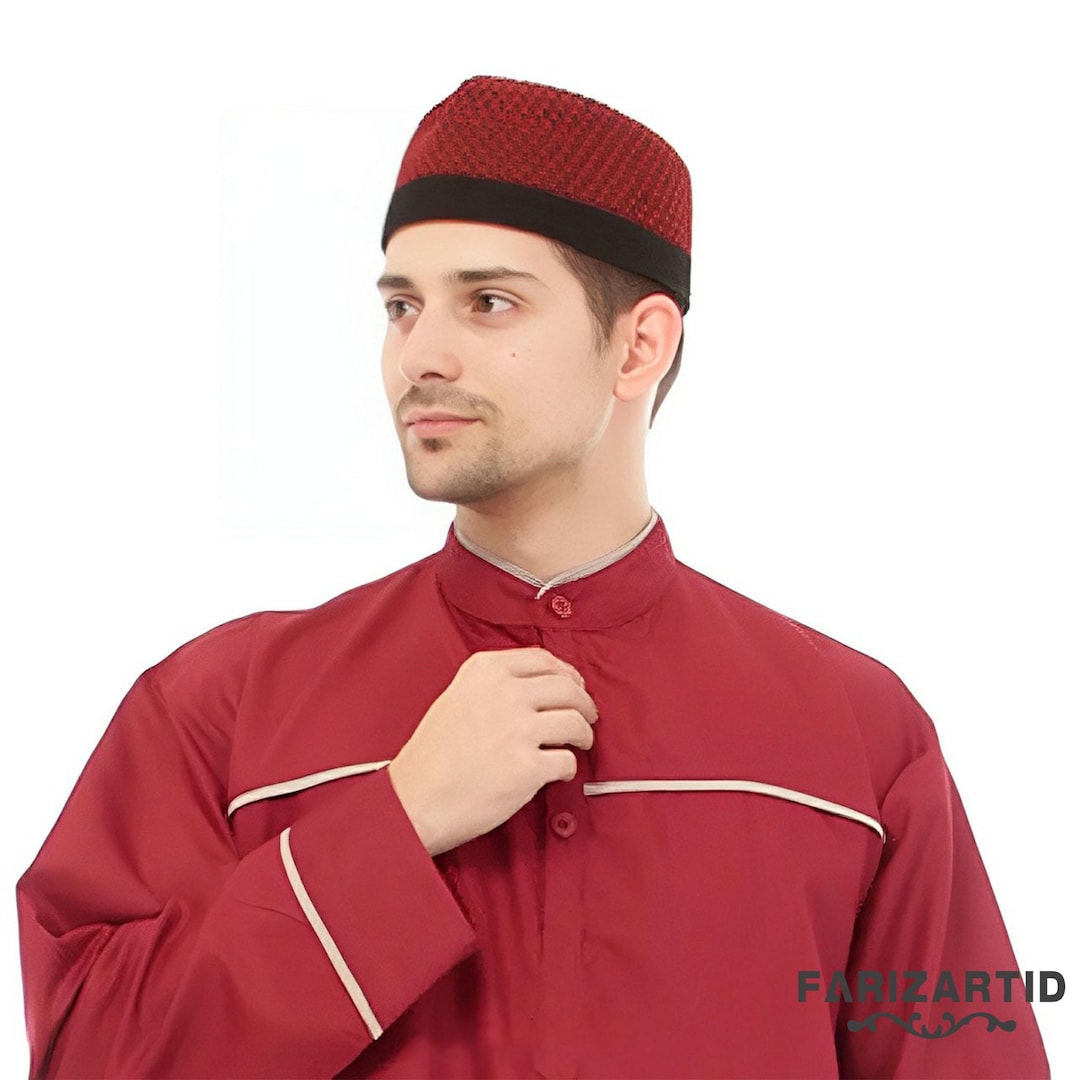 Classic Adult Prayer Cap – Stretchable and Breathable Knit,prayer Cap ...
