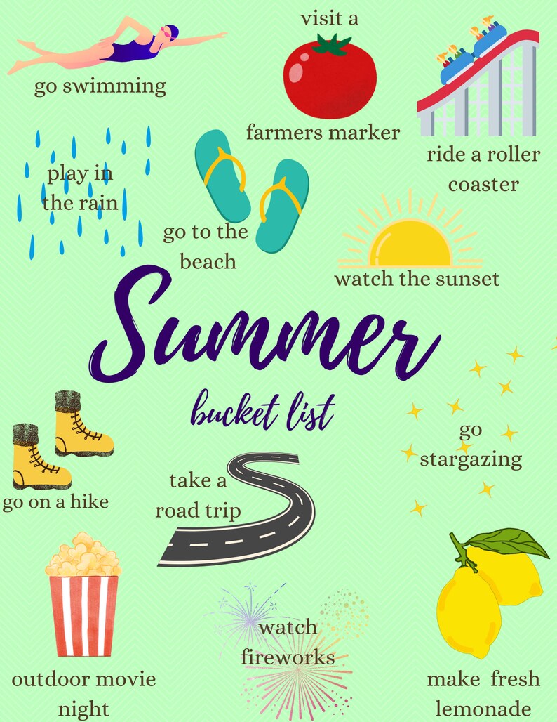 Four Seasons Bucket List Bundle - Etsy