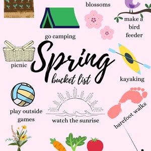 Four Seasons Bucket List Bundle - Etsy