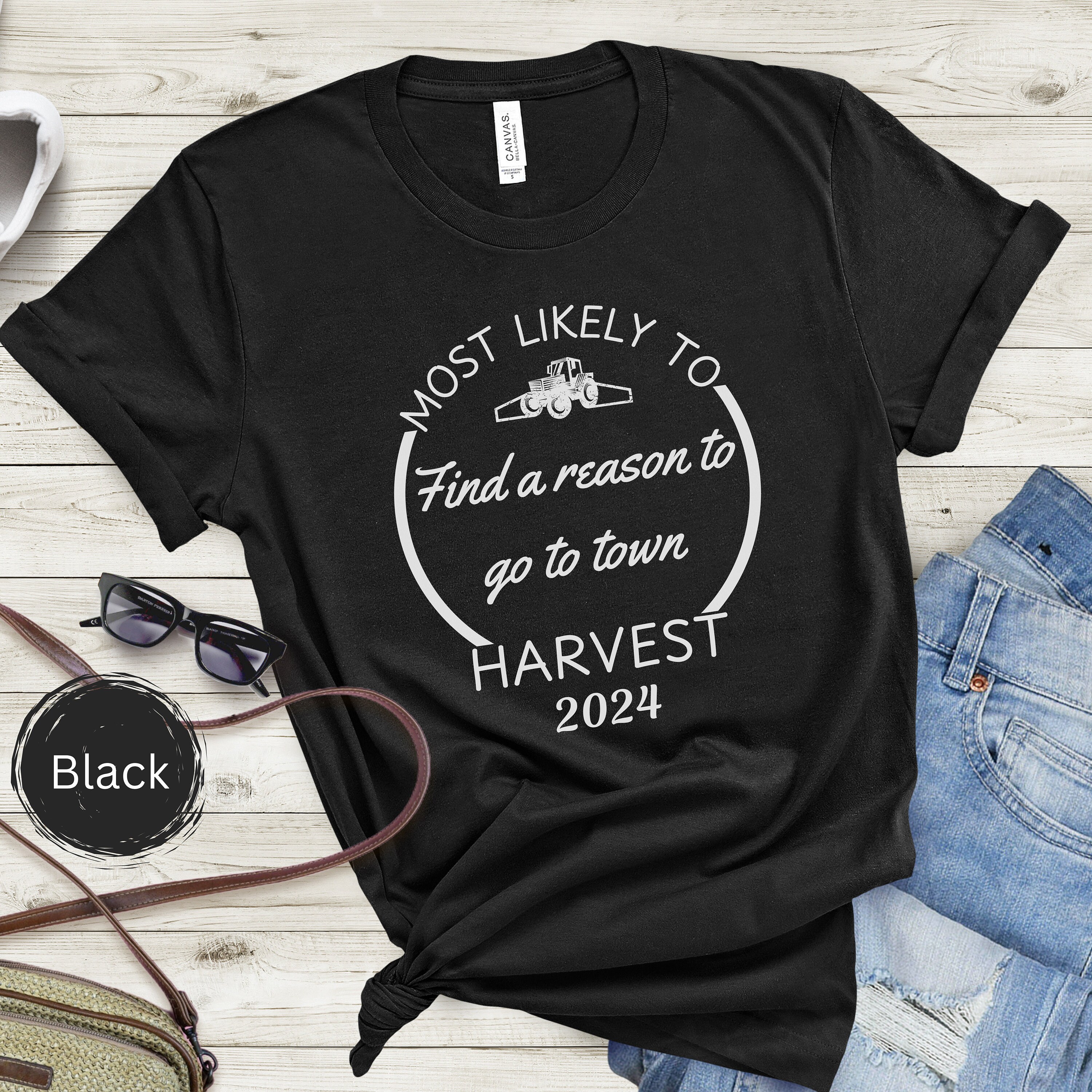 Funny Harvest Crew Tshirts, Most Likely to Personalized Farm Shirts ...
