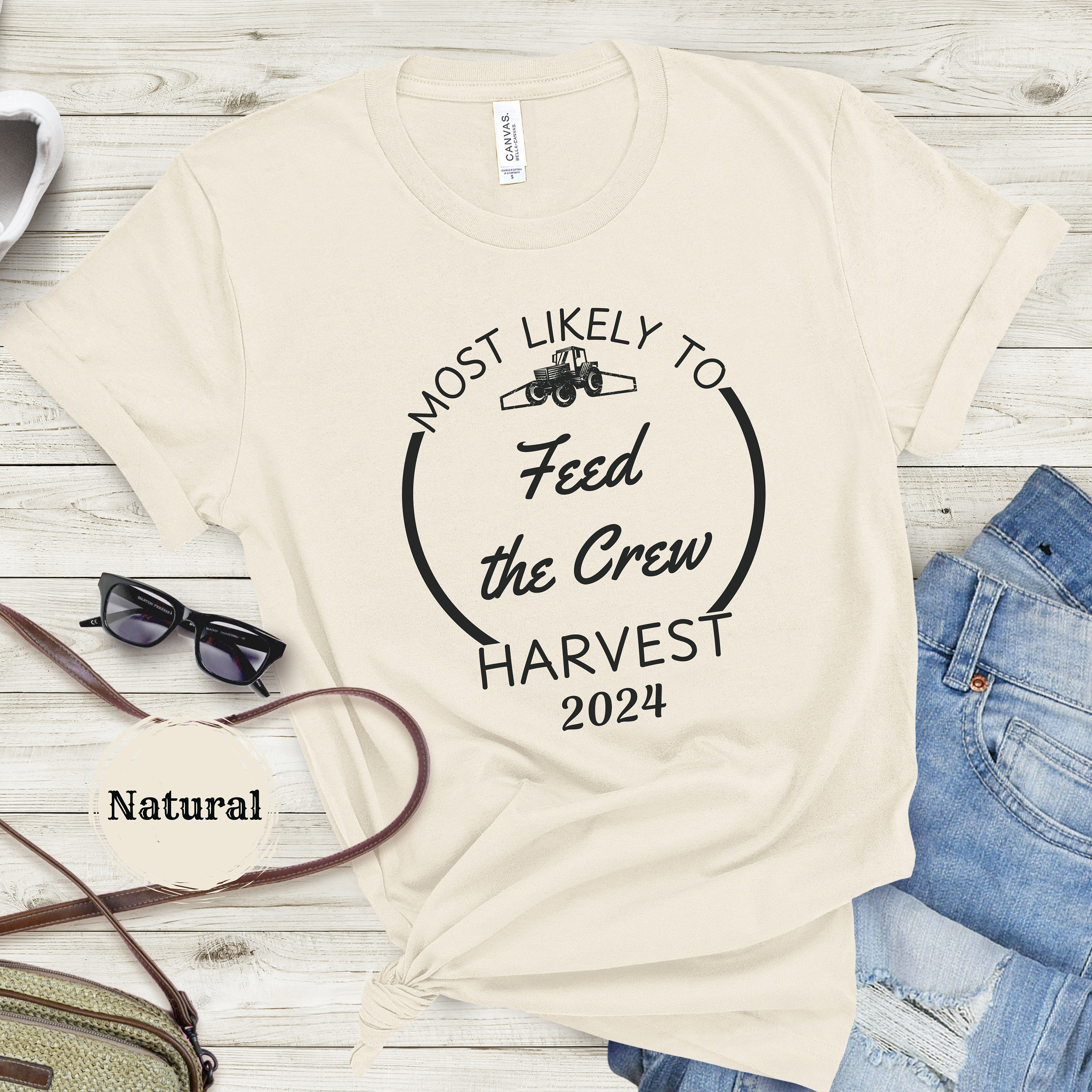 Funny Harvest Crew Tshirts, Most Likely to Personalized Farm Shirts ...