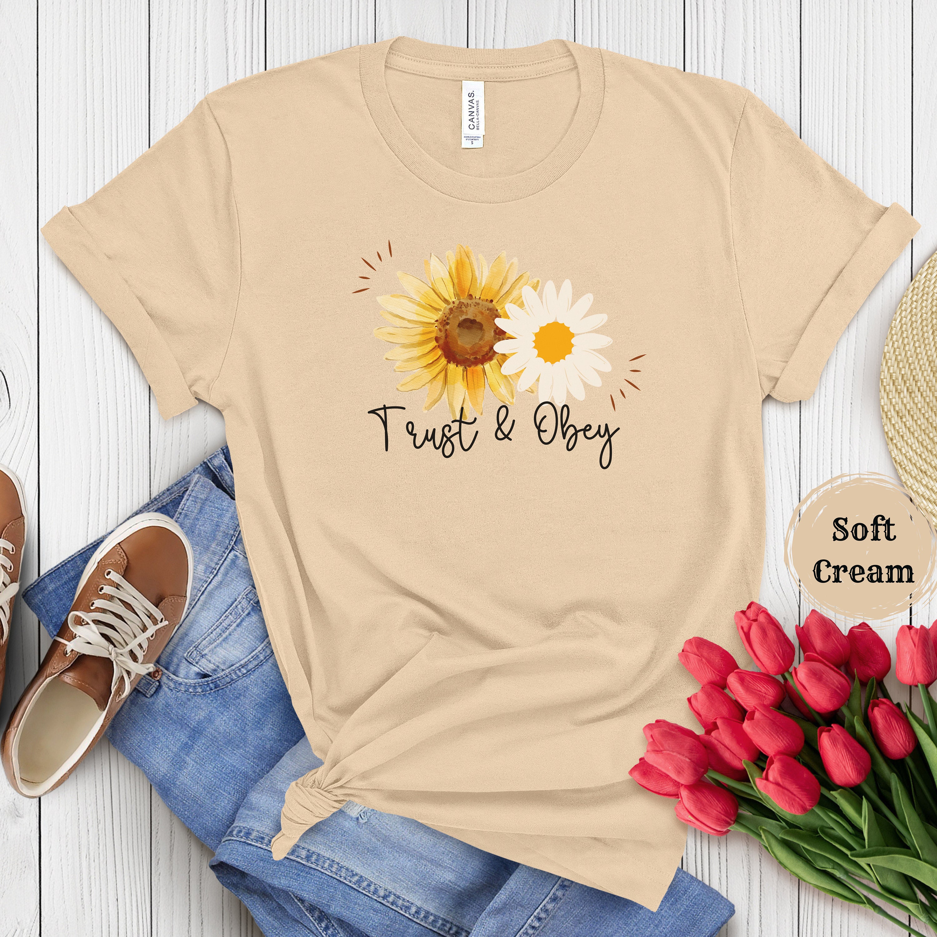 Christian Inspirational Bible Tee, Womens Faith Tshirt, Floral Graphic Scripture Shirt - Etsy