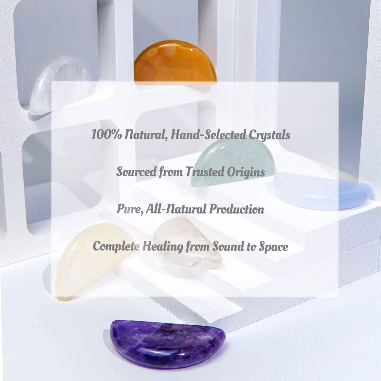 Chakra Healing Crystal Set Natural Polished Crystals Stones Kit for ...