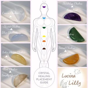 Chakra Healing Crystal Set Natural Polished Crystals Stones Kit for ...
