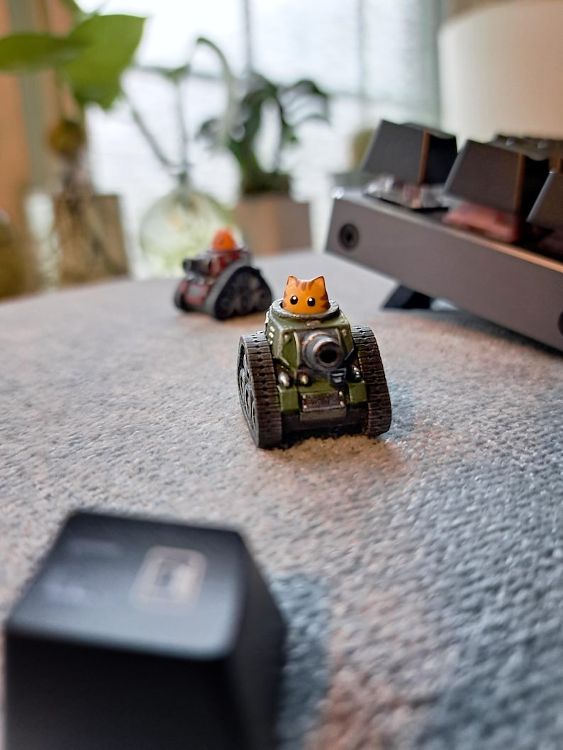 Catzooka Keycap | Artisan Keycaps | Cat Tank - Etsy