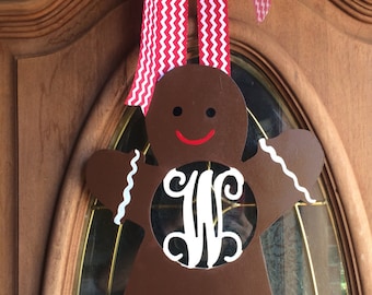 Gingerbread Door Decor - Etsy