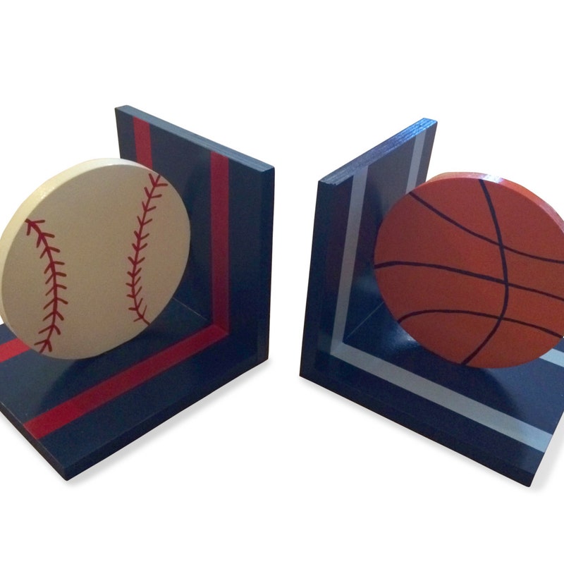 Baseball Bookends - Etsy