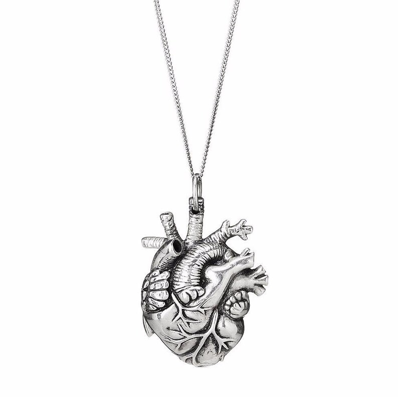 Mini Anatomical Heart Locket - Etsy