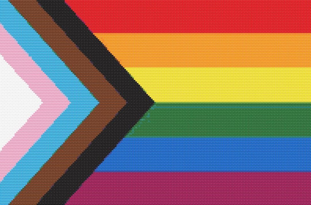 Pride Flag Pattern, Pride Progress, Cross Stitch Pattern - Etsy