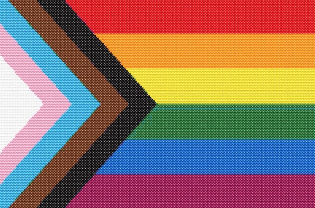 Pride Flag Pattern, Pride Progress, Cross Stitch Pattern - Etsy