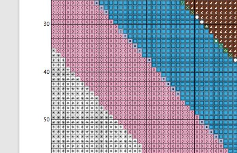 Pride Flag Pattern, Pride Progress, Cross Stitch Pattern - Etsy