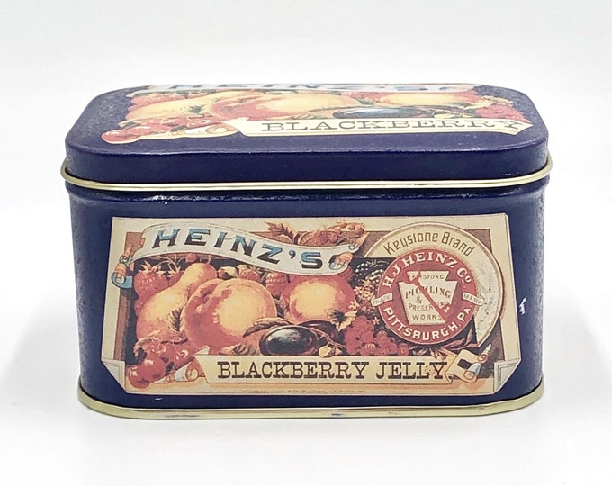 Vintage 1983 Heinz Blackberry Jelly Tin Manufactured by the Tin Box ...