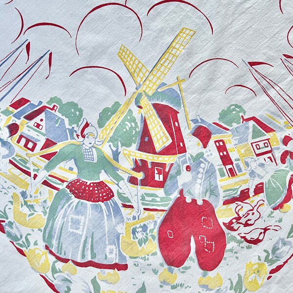 Dutch Tablecloth - Etsy
