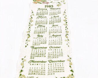 1985 Calendar | Etsy