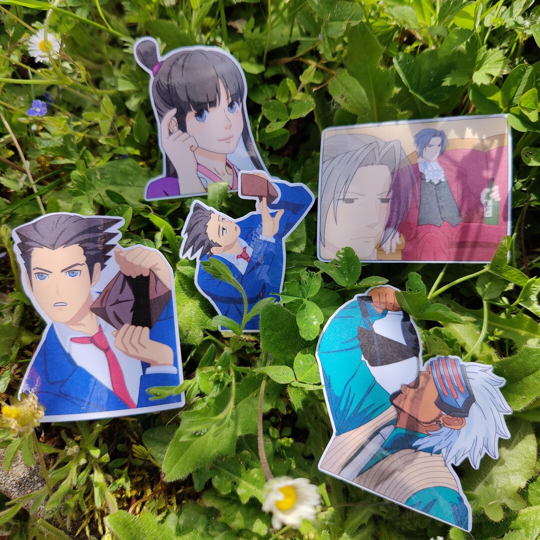 Ace Attorney Vinyl Stickers - Etsy