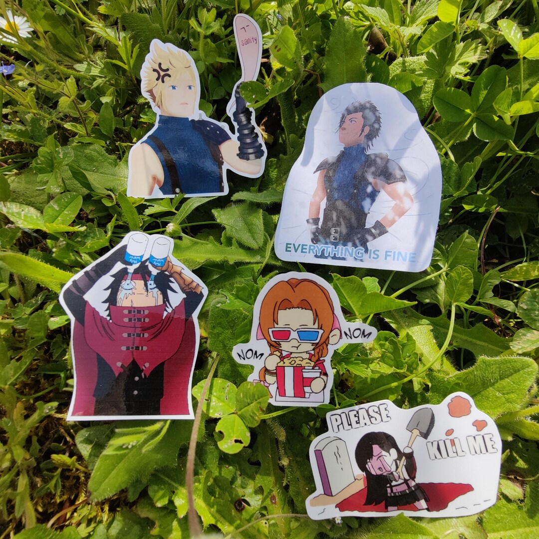 Vinyl Stickers Final Fantasy VII Stickers & Sticker Sheet - Etsy