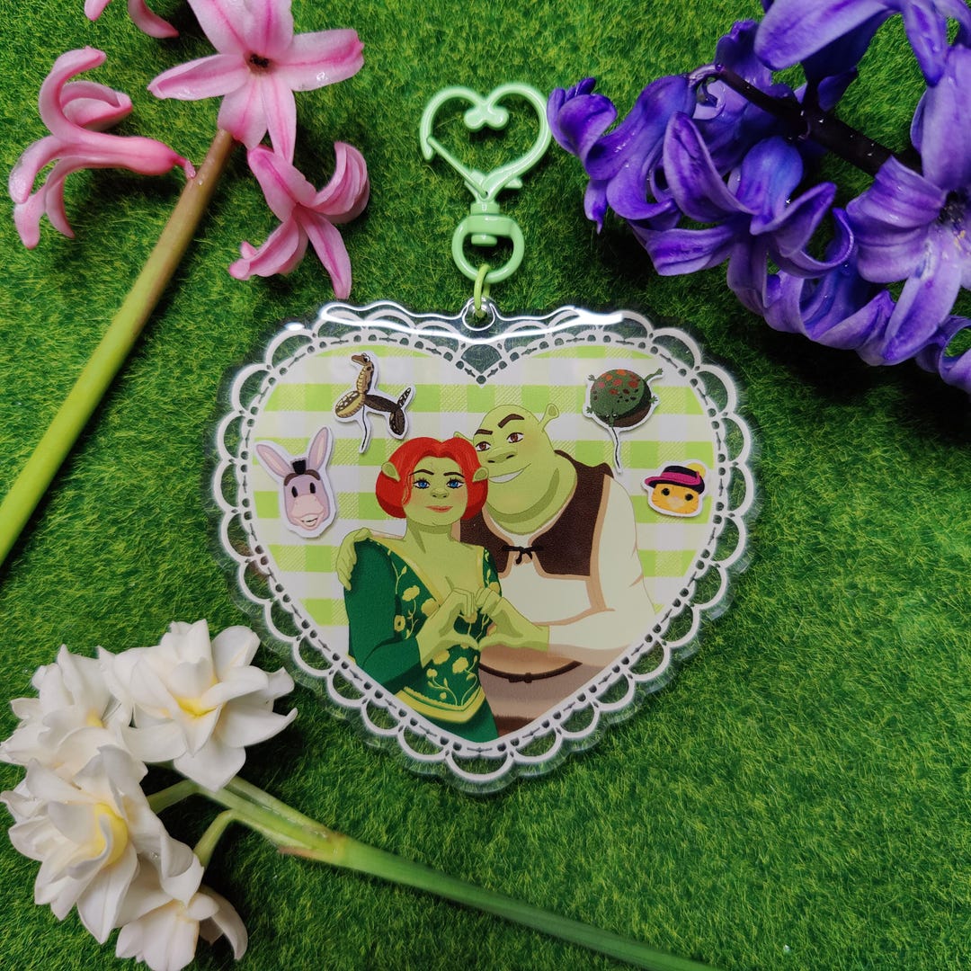 Shrek Keychain 3D Effect - Etsy Australia