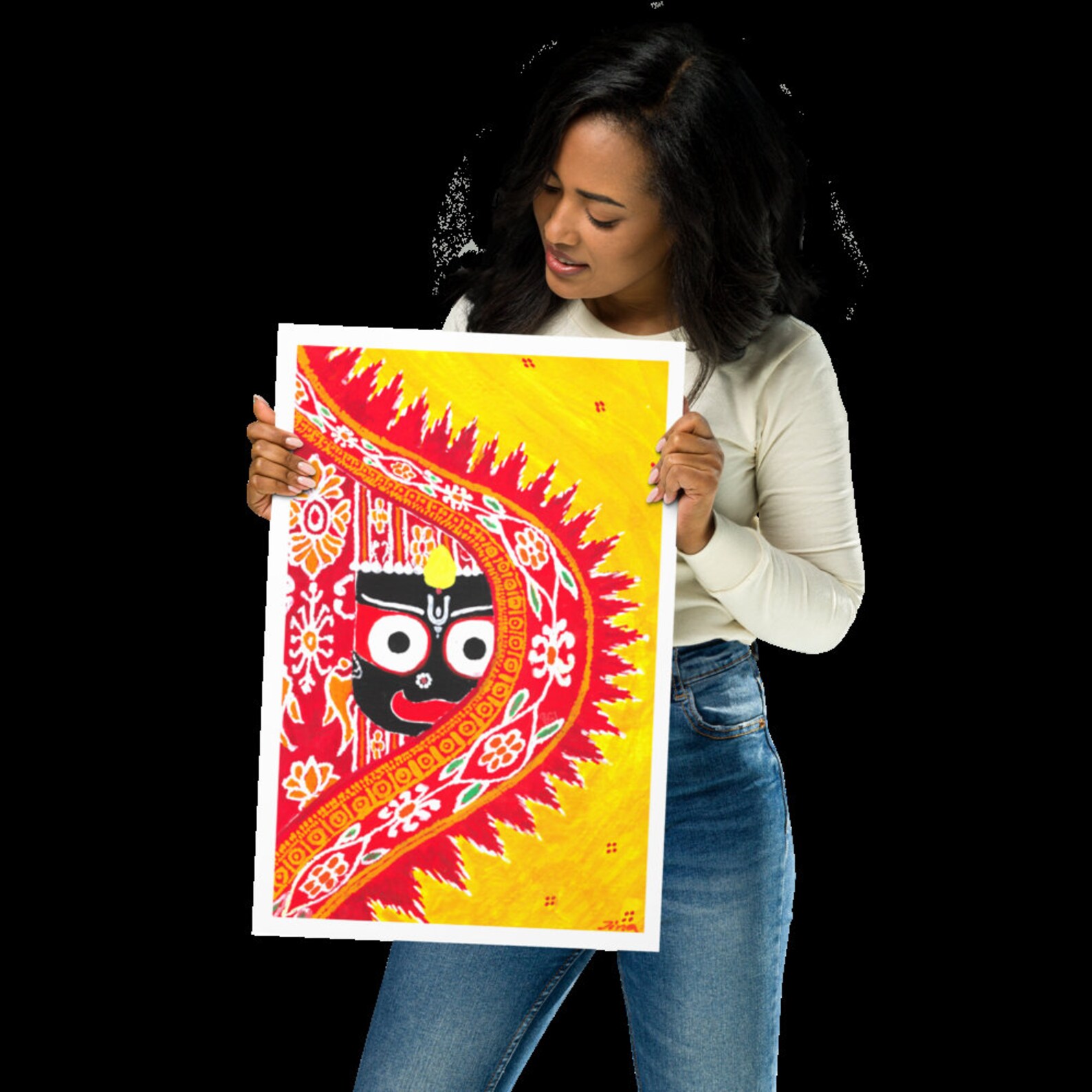 Jagannath Wall Art Jagannath Wall Decor Handmade Painting Wall Art Gift ...