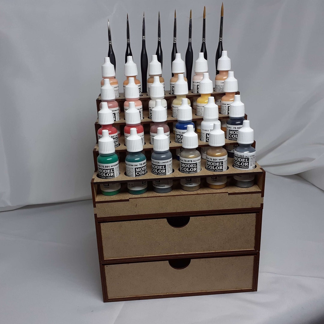 Small Vallejo Army Painter Paint Storage With Two Drawers - Etsy