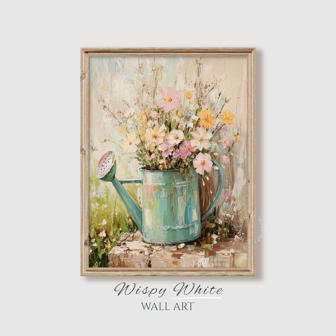 PRINTABLE Vintage Style Spring Flowers Print, Mother's Day Art Gift ...