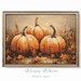 Rustic Fall Pumpkin Digital Download Print Vintage Style Autumn Decor ...