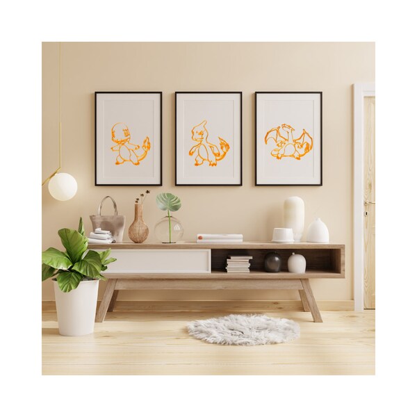 Charmander Evolution - Etsy