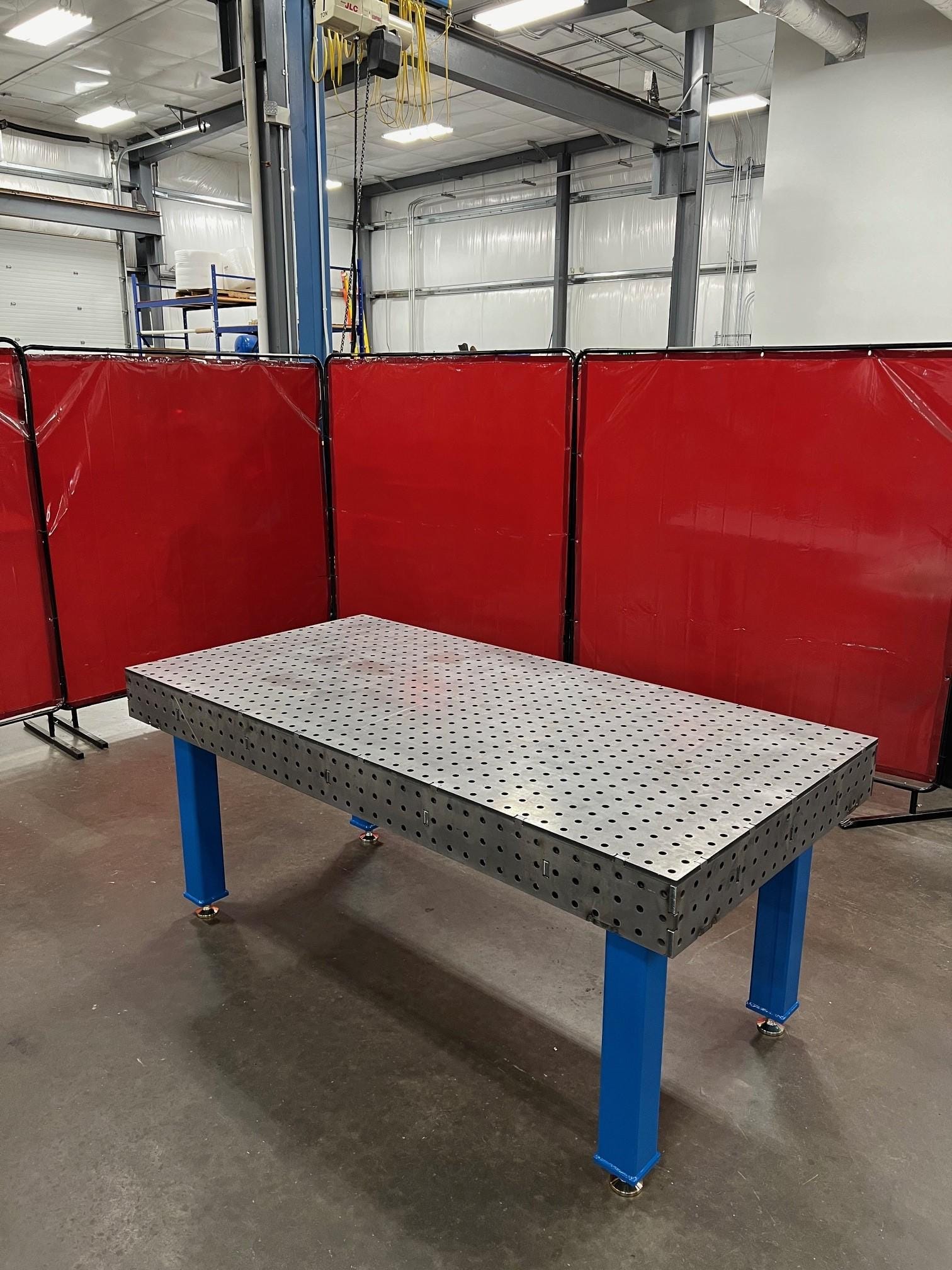 5x10x.38" Weld Table Industrial Heavy Duty Welding Fabrication and ...