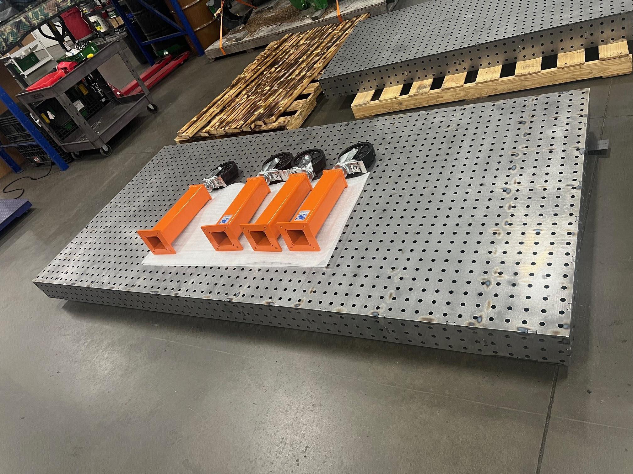 5x10x.38" Weld Table Industrial Heavy Duty Welding Fabrication and ...