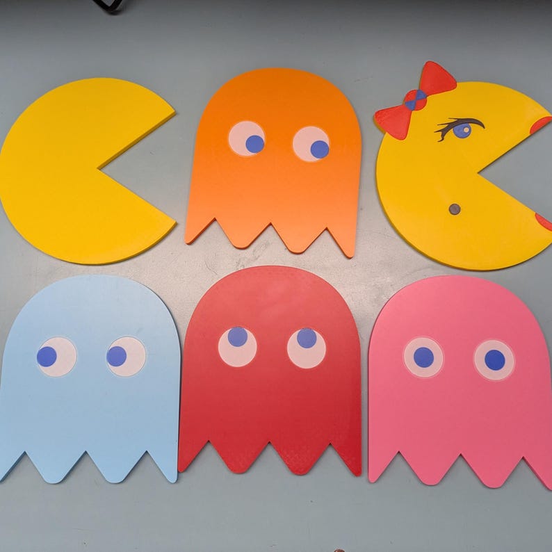 Pac-man Wall Art - Etsy