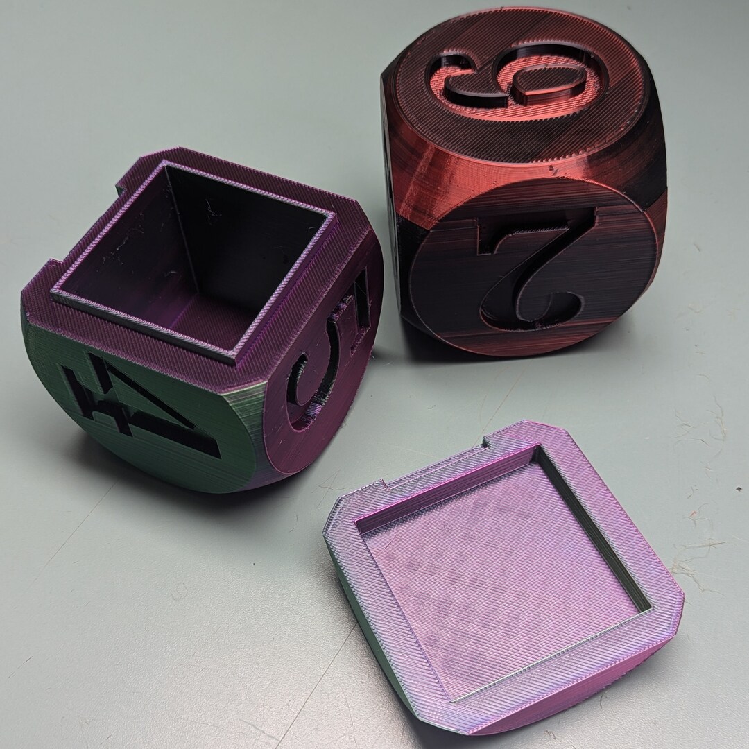 Dice Shaped Box - 3D Printed - Etsy