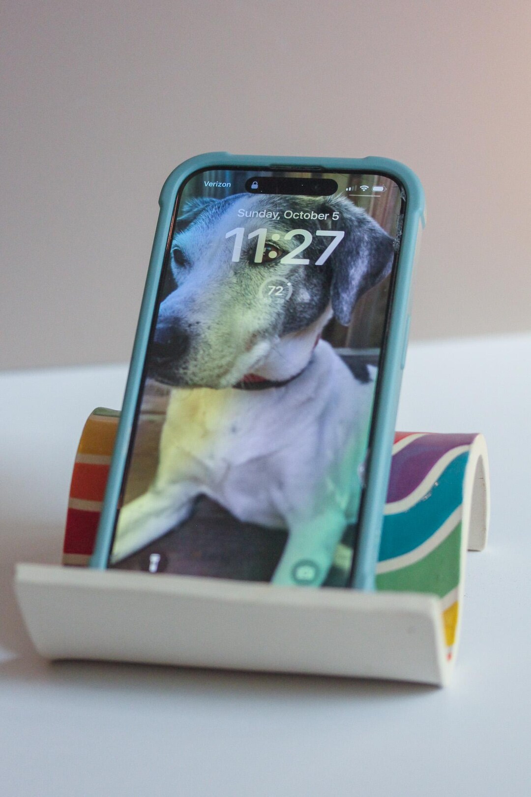 Handcrafted Ceramic Cell Phone Stand: Recipe & Business Card Holder - Etsy