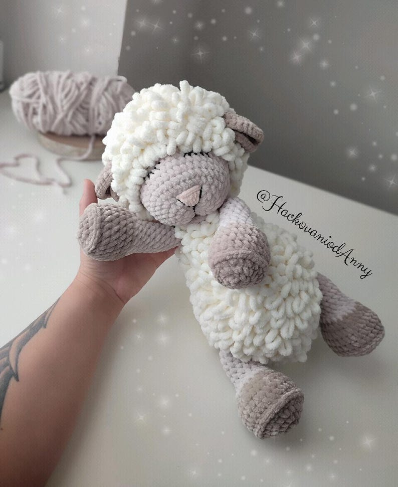 Crochet Pattern for the Sheep Cuddly Belle - Etsy