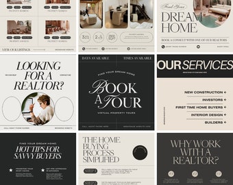 Tip Tuesday Real Estate Bundle | Neutral Real Estate Templates | Home ...