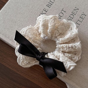 Lace Scrunchie Lace Bow Scrunchie Hair Accessories Hair Bands Gifts for ...
